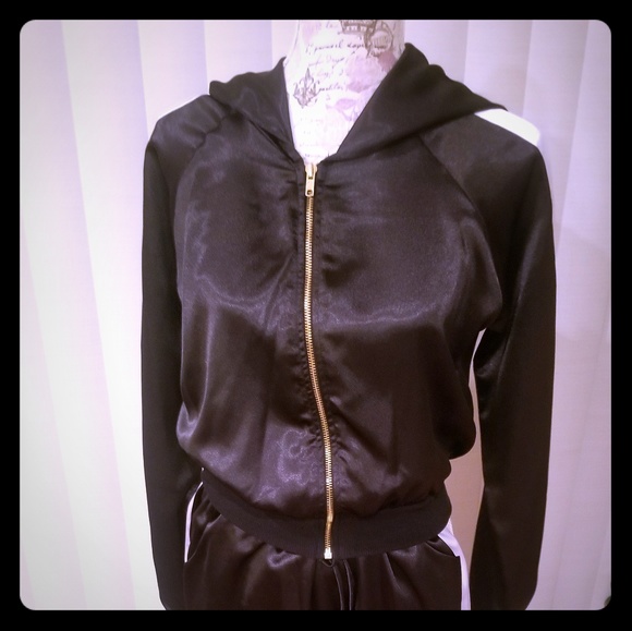 Pants & Jumpsuits | Silk Track Suit | Poshmark